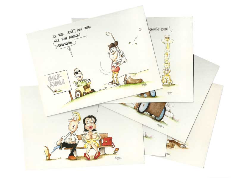 Bücher - Cartoons von Phil Hubbe